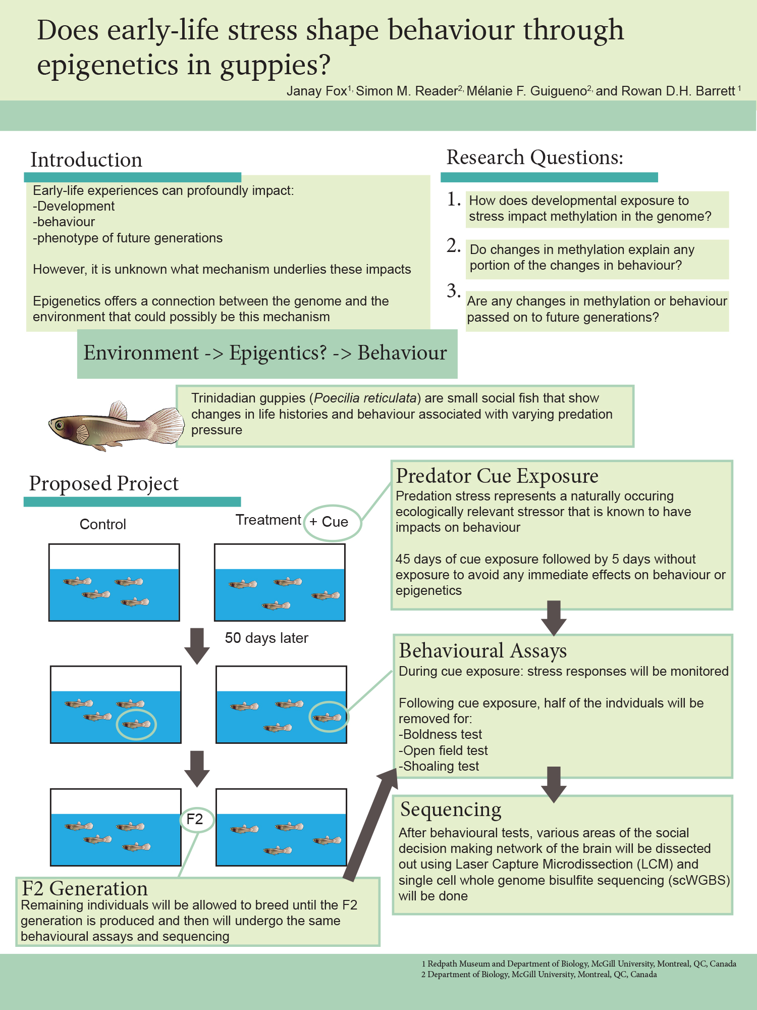 Barrett Lab - evolutionary ecology and experimental genomics